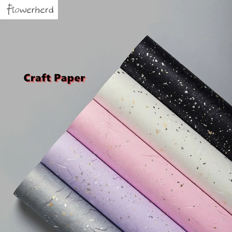 10pcs/lot Sequin Tissue Paper Gold Silver Wine Clothing Packing Flower ...