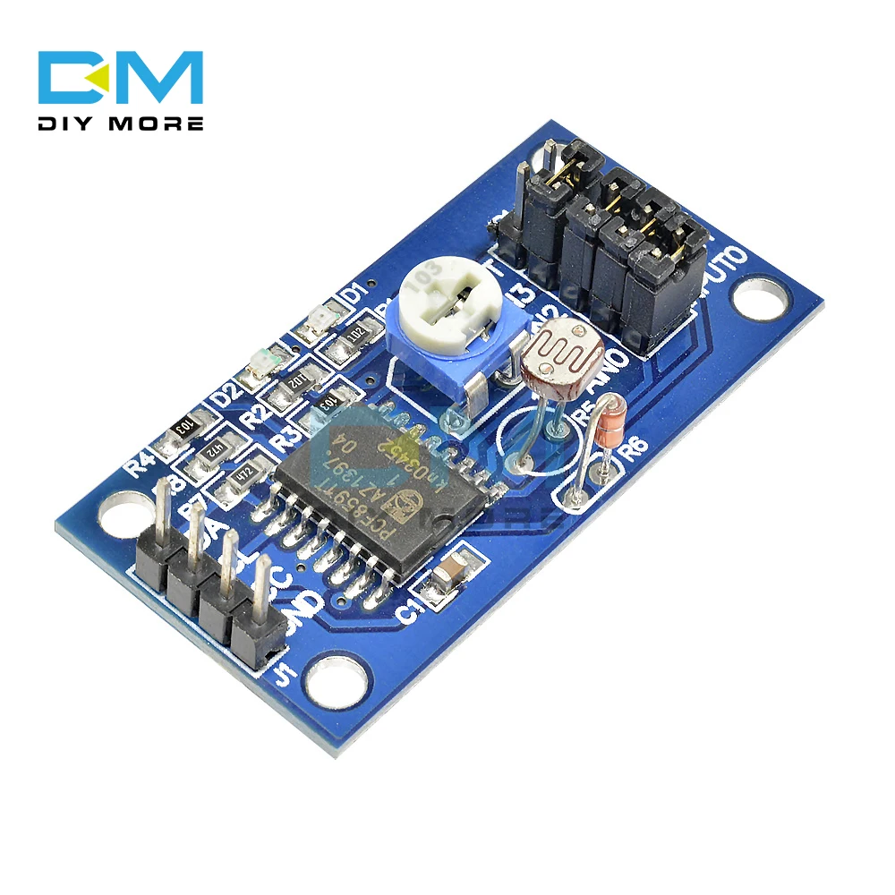 PCF8591 PCF8591T Arduino Raspberry Pi I2C 3.3V 5V 용 단일 저전력 공급 4 채널 아날로그 ...