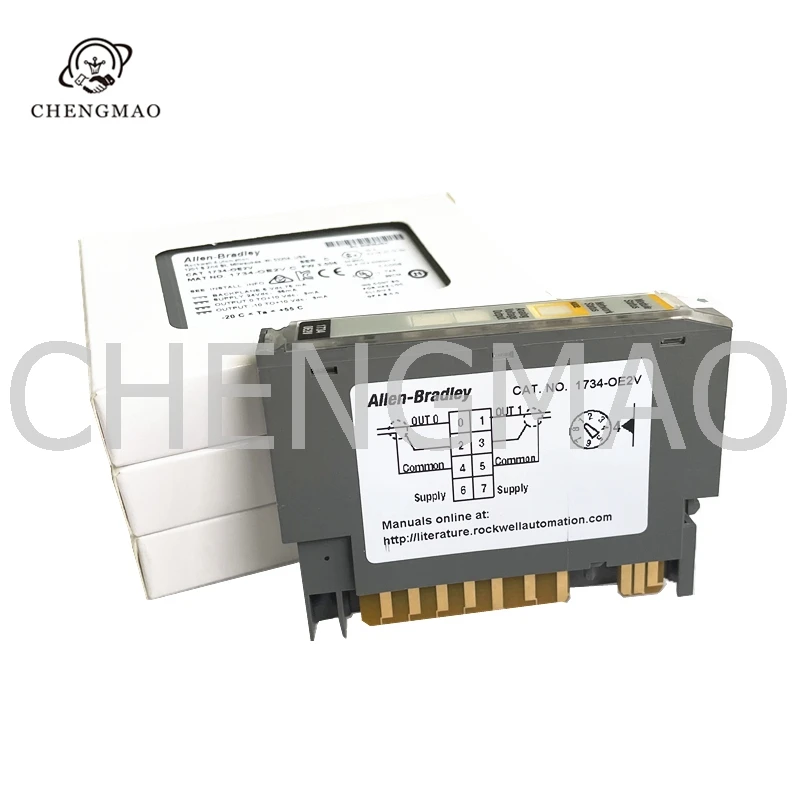 New Original Allen Bradley Plc Ab Output Module 1734-oe2v 1756-pa75/b ...