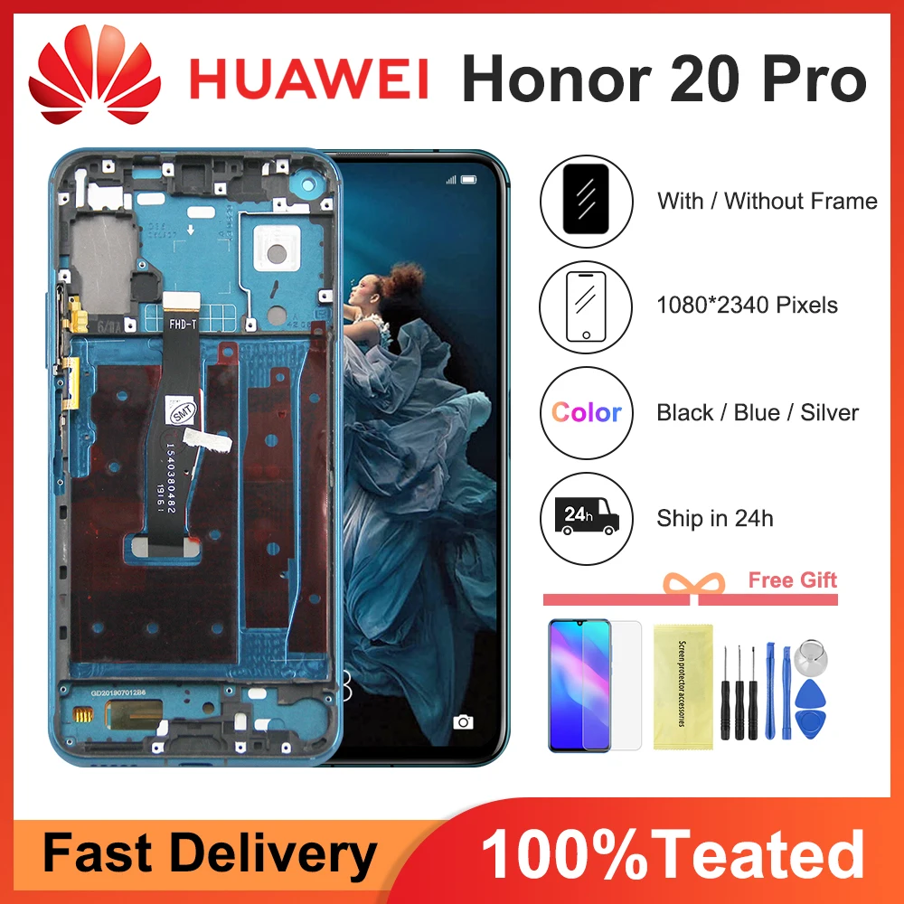 Original 6.26'' Display Replacement For Huawei Honor 20 Pro LCD Touch ...