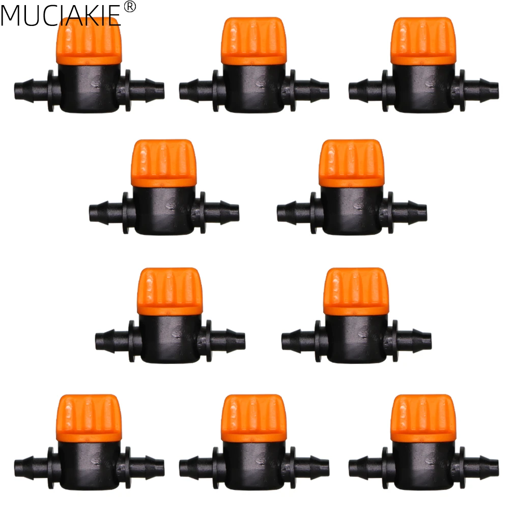 Muciakie 10pcs Miniature Plastic Shut Off Coupling Valve Connectors For ...