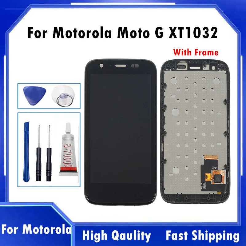 Pantalla-de-4-3-para-Motorola-Moto-G-lcd-XT1032-XT1033-piezas-de ...