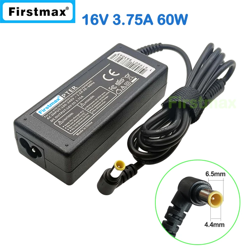 16V 3.75A 60W laptop AC power adapter charger for Fujitsu LifeBook ...