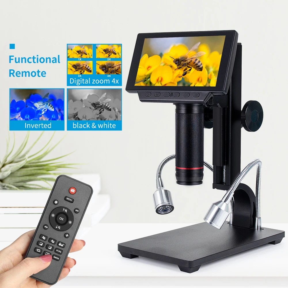 Andonstar ADSM302 HDMI/AV Digital Microscope Long Object Distance USB ...