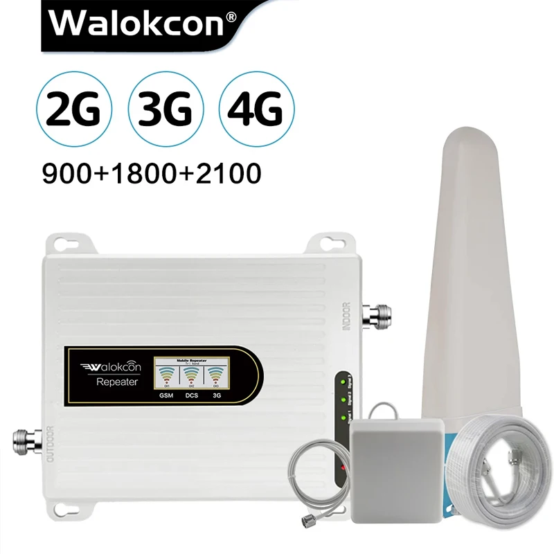 4g Signal Repeater GSM Amplifier 2g 3g 4g Cellular Booster Mobile Phone ...