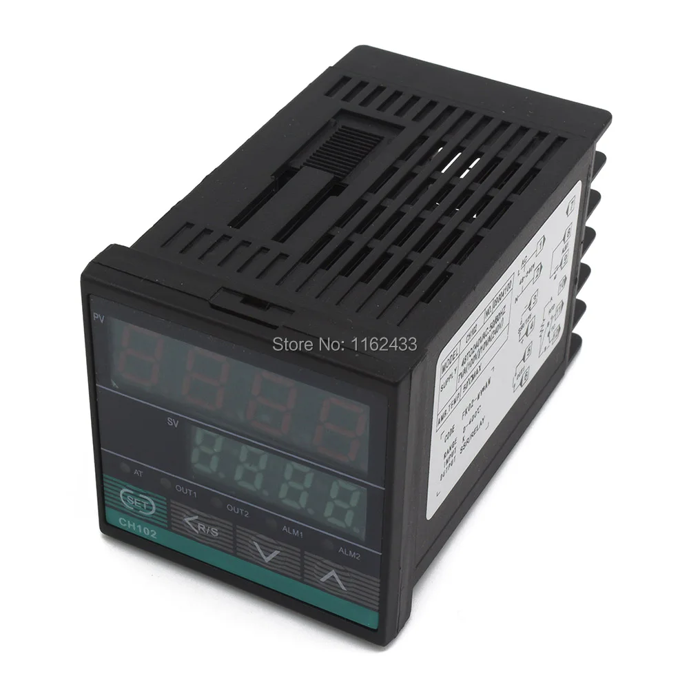 CH102 short case relay + SSR output digital PID temperature controller|control thyristor|control ...