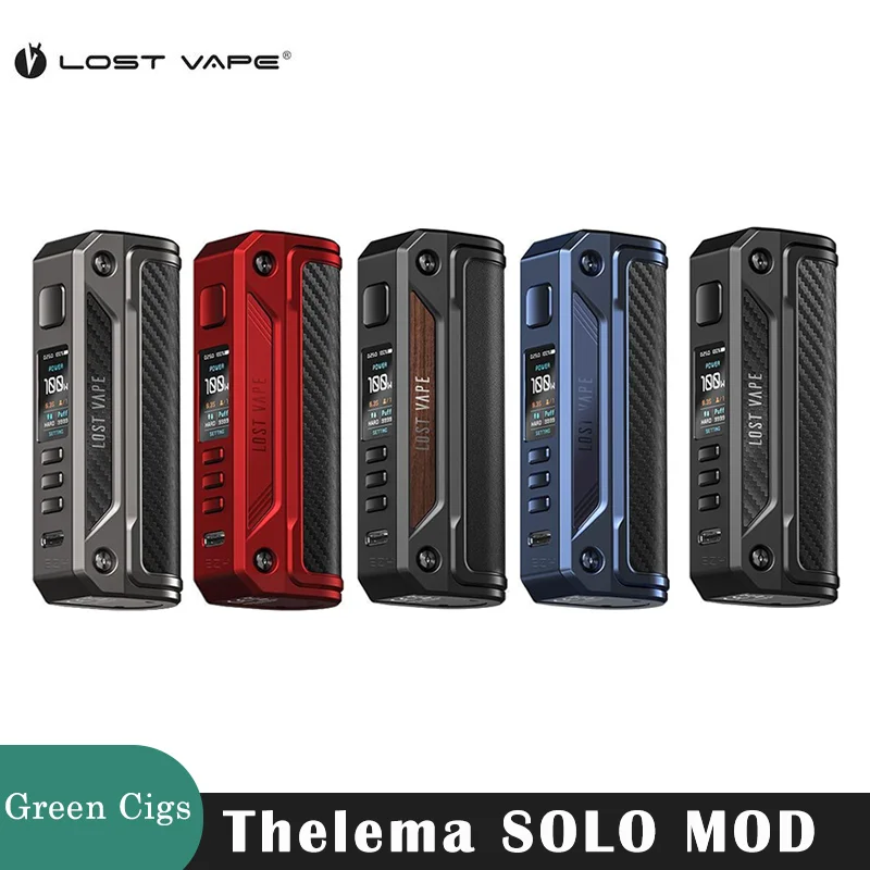 Original LostVape Thelema SOLO MOD 100W E Cigarette 21700/18650 ...