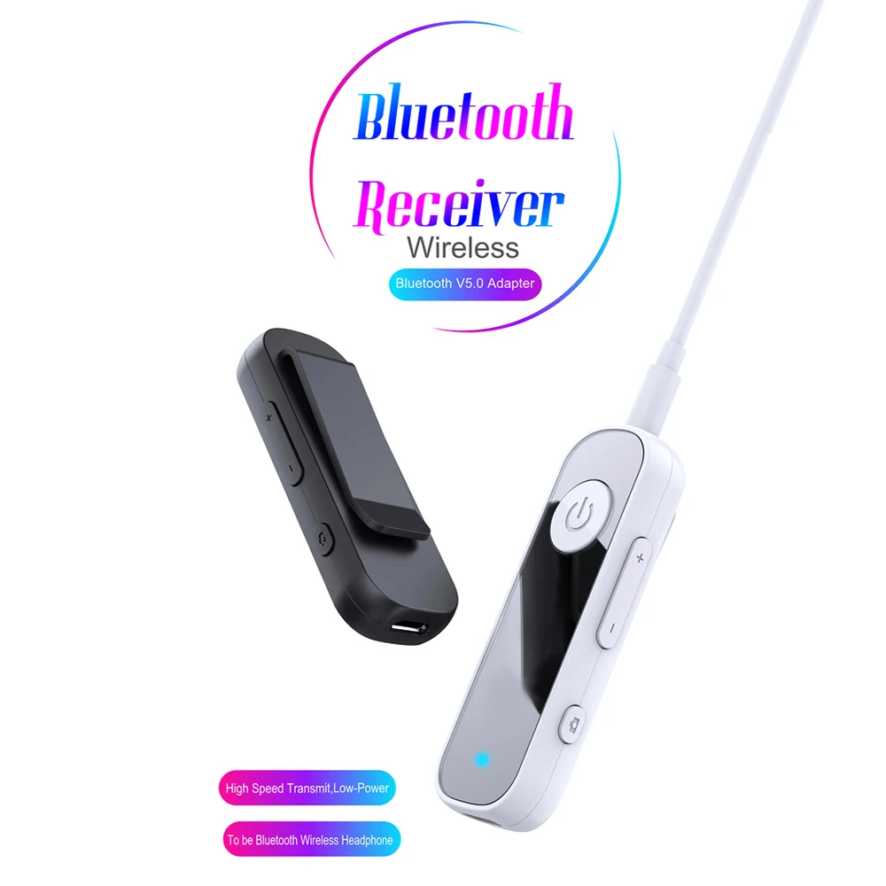 Bluetooth 5.0 Receiver 3.5mm Aux Adapter Music Wireless Bluetooth 3.5 ...