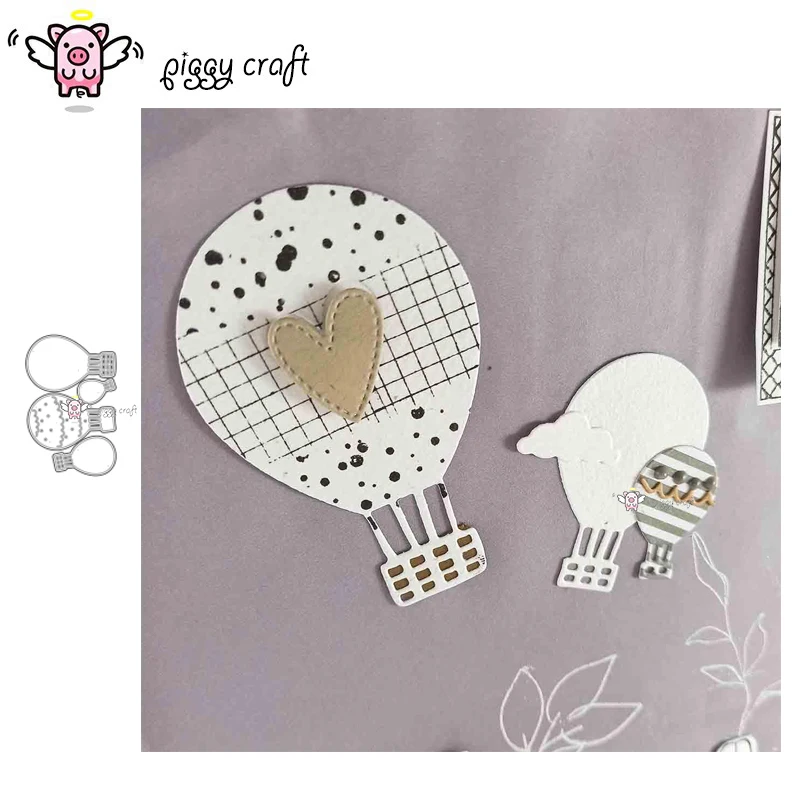 Piggy-Craft-metallo-fustelle-taglio-fustella-stampo-mongolfiera-scrapbook-mestiere-di-carta ...