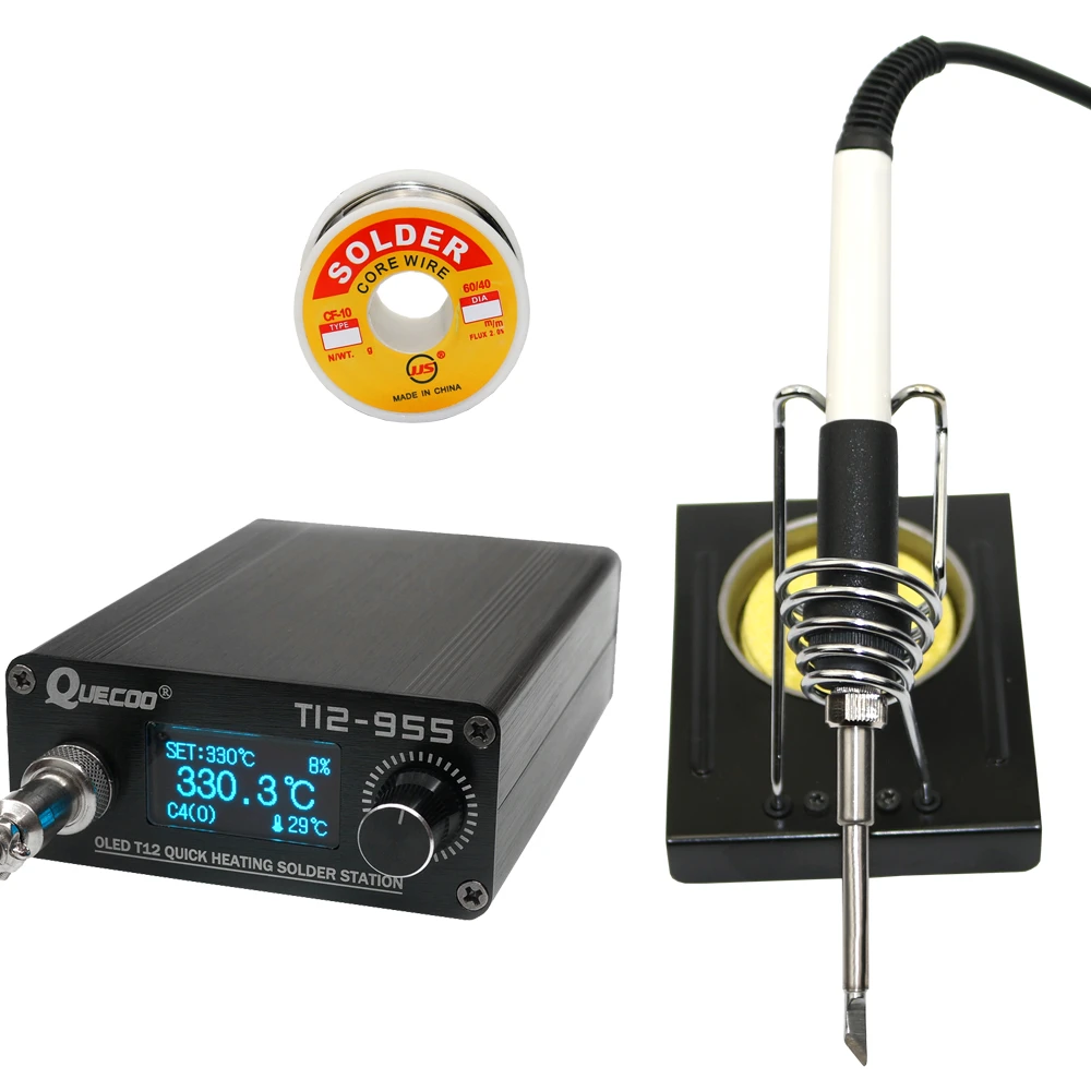 T12-955 Stm32 V2.1s Oled Soldering Station Electronic Welding Iron ...