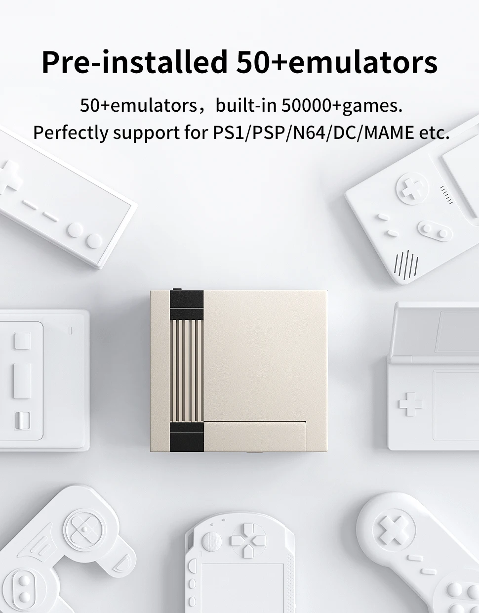 Wireless Retro Video Game Console Super Console X Pro Cube With 50000 ...