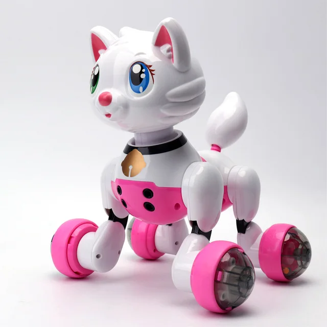 RC Robot Cat Remote Control Pet Children Toys Baby Playmate Electronic ...