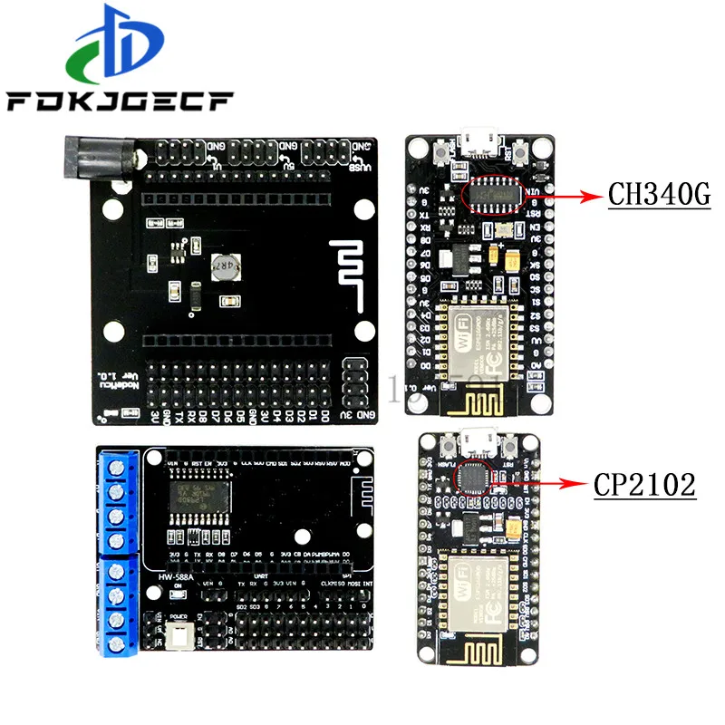 Conector-de-m-dulo-WIFI-inal-mbrico-ESP8266-CH340G-NodeMcu-V3-Lua-placa ...