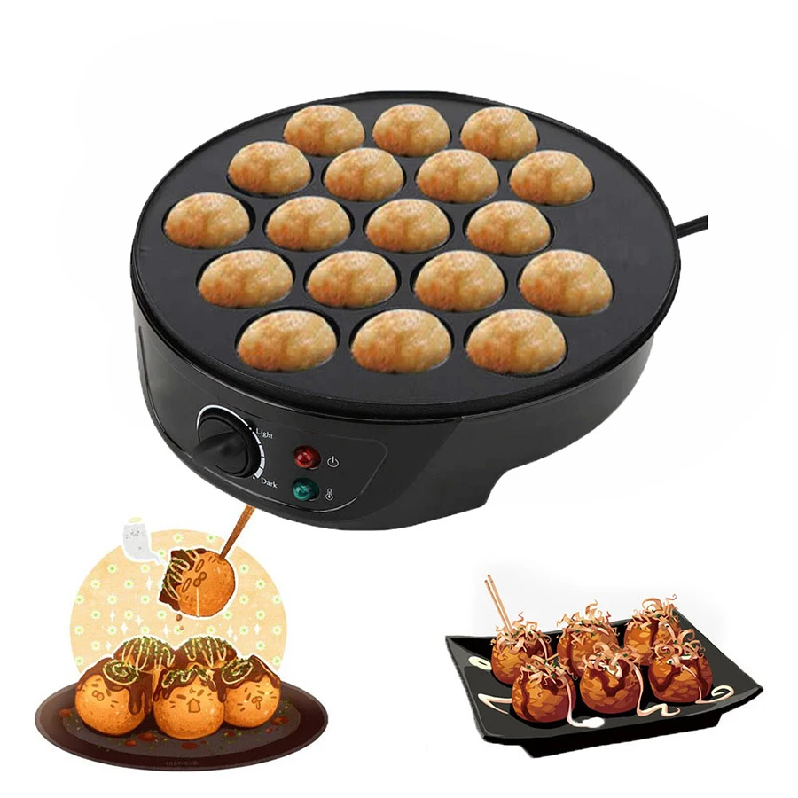 220V-Chibi-Maruko-Baking-Machine-Household-Electric-Takoyaki-Maker ...