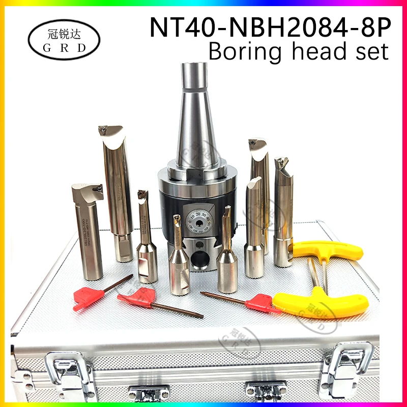 Boring-tool-suit Nbh2084 Fine Boring Head Nt40 Tool Holder + 8pcs 20mm ...