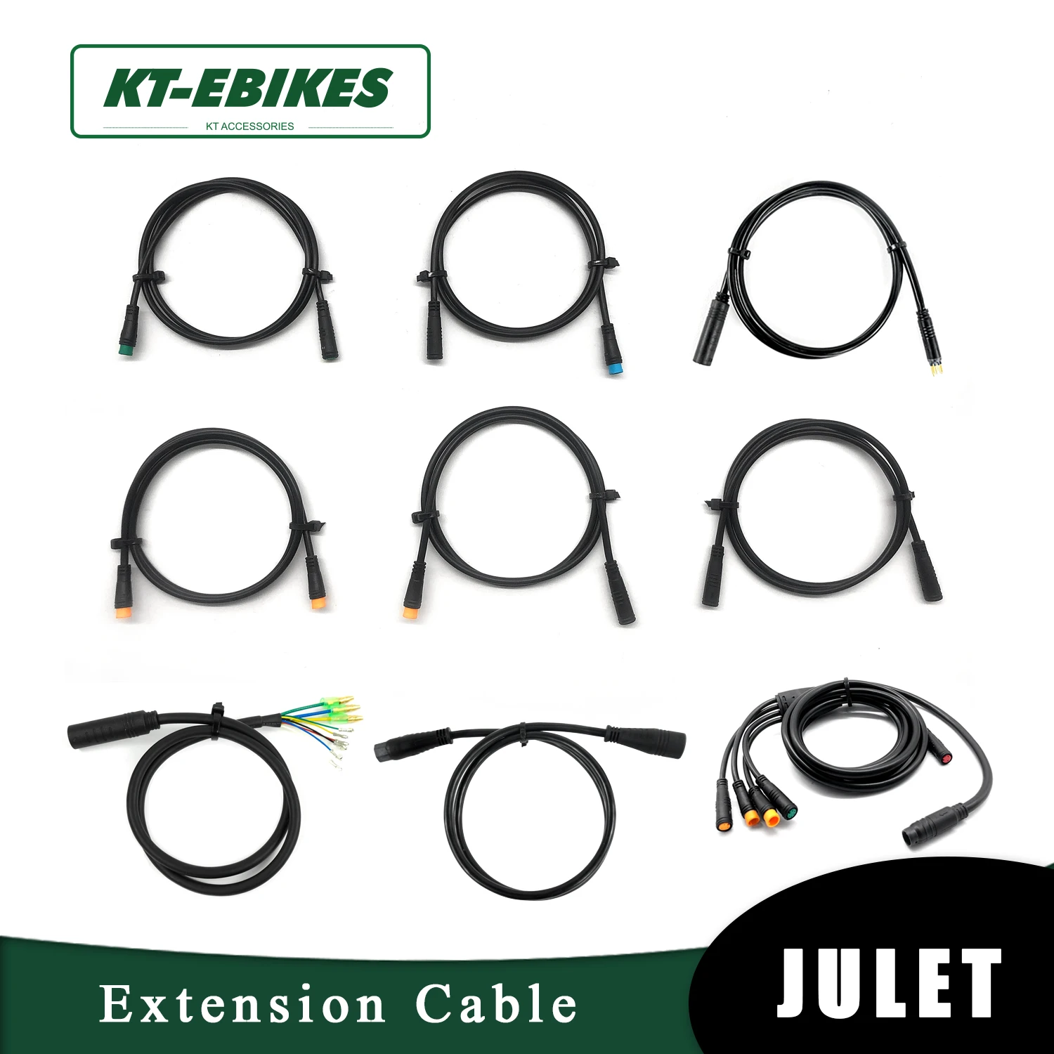 Julet Cable Ebike 2 3 4 5 Pin Conversion Convert Line Waterproof ...