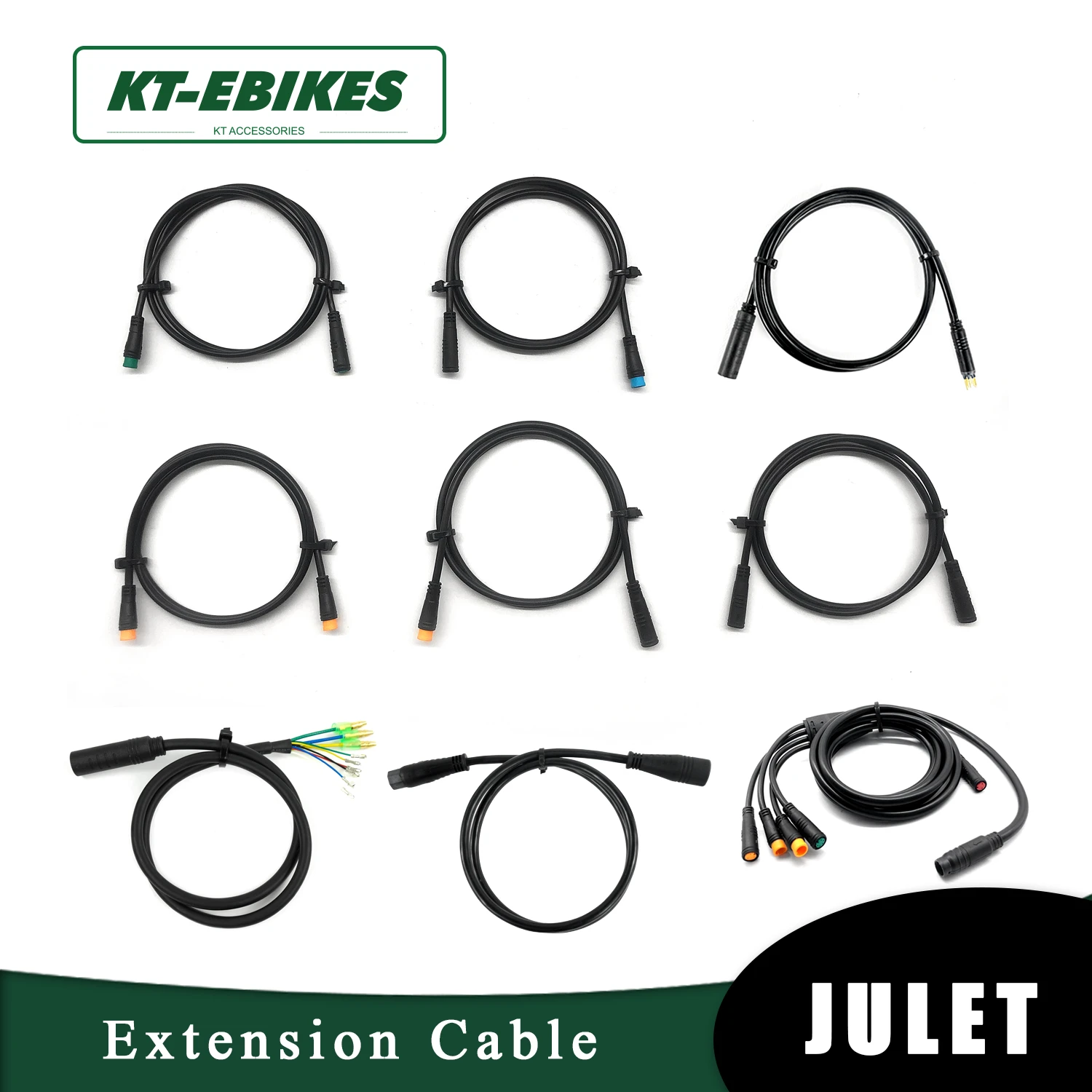 Julet Cable Ebike 2 3 4 5 Pin Conversion Convert Line Waterproof ...
