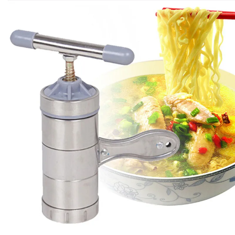 Stainless-Steel-Manual-Pasta-Machine-Hand-Pressure-Noodle-Maker-Mould ...
