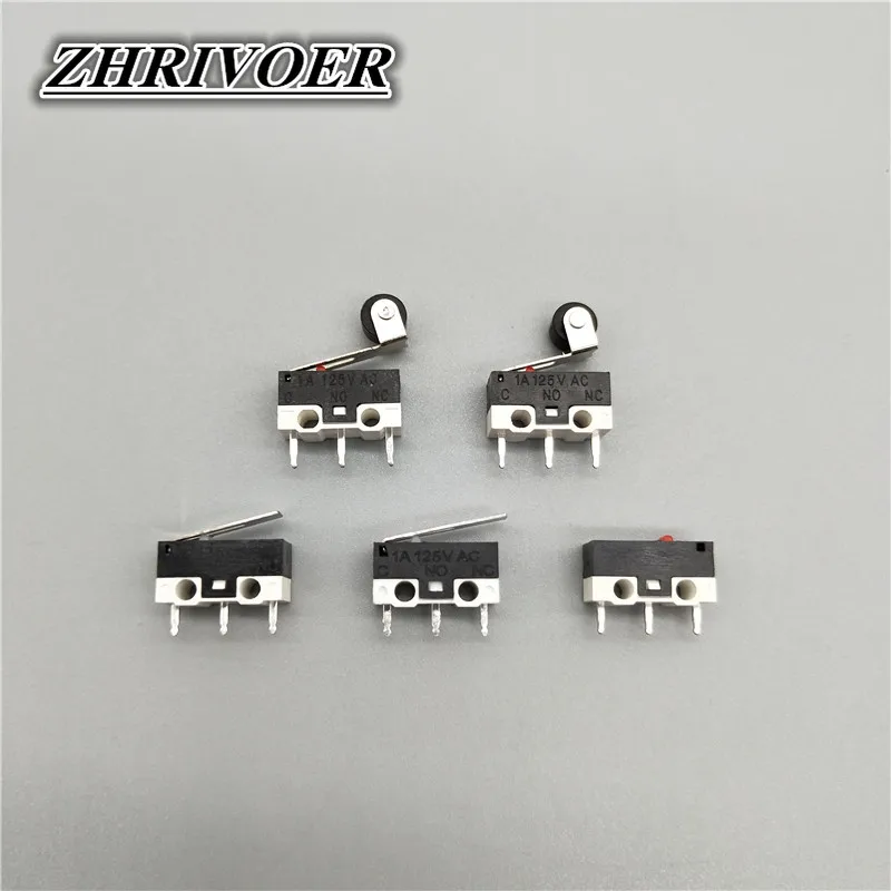 10Pcs-Micro-Limit-Switch-Push-Button-Switch-1A-125V-AC-Mouse-Switch ...