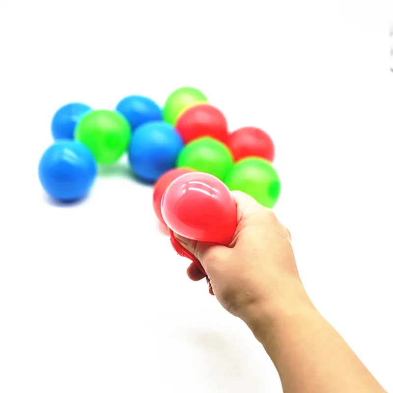 Sticky Ball Throw Wall | Decompression Ball | Sticky Target Ball ...