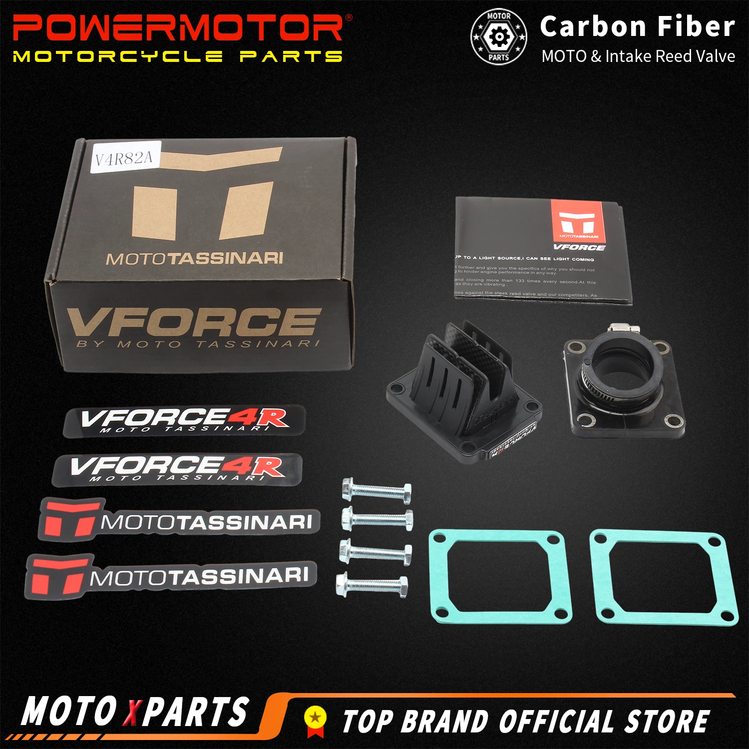 V-Force-4-for-Yamaha-YZ85-Reed-Valve-Kit-V4R82-Carbon-Fiber-1993-2022 ...