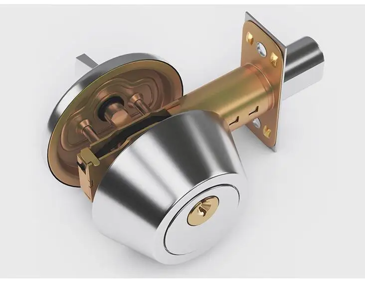 Verrous,E--Verrou De Porte Invisible En Acier Inoxydable, Cylindre À ...