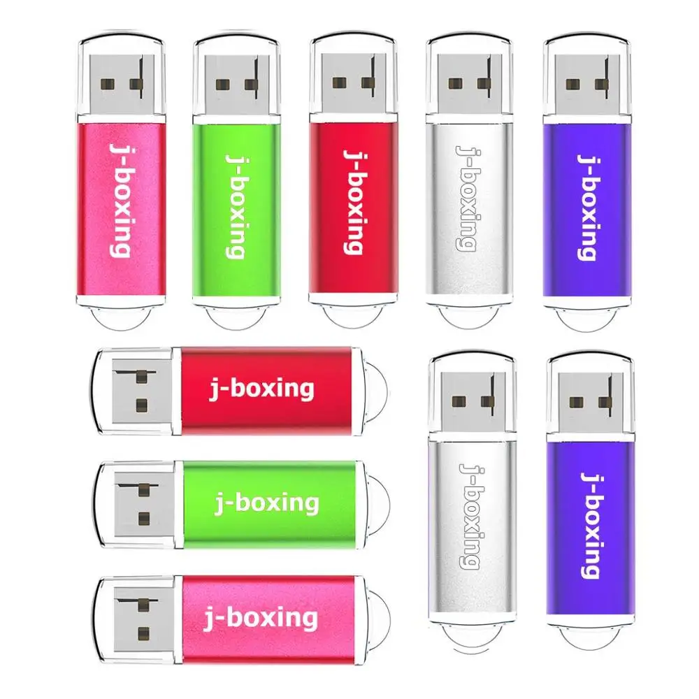 10PCS 16 GB USB Flash Drives Rectangle Thumb Pen Drive USB 2.0 Jump ...