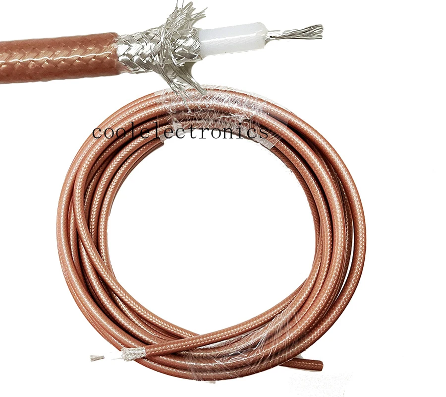 10m-RG400-Double-Shielded-Copper-Braid-RF-Coaxial-cable-Connector-Coax ...