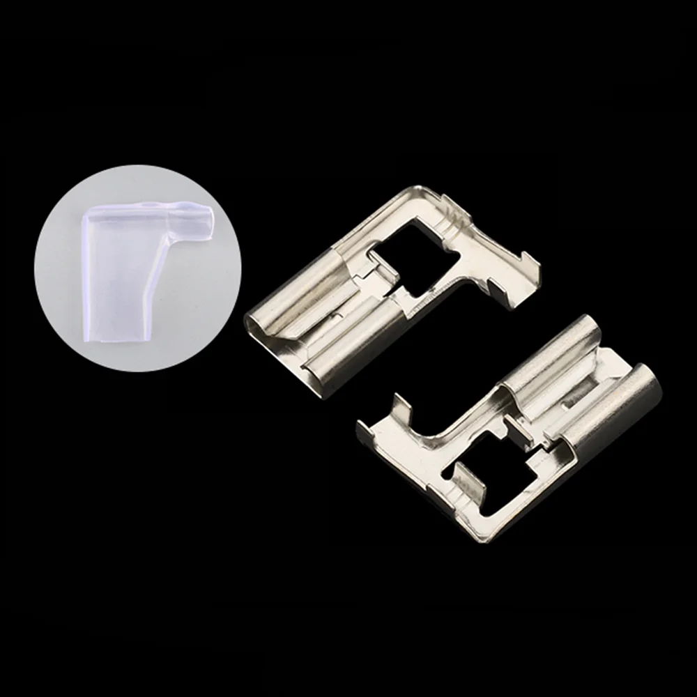 50Sets(100pcs) 7.8 the plug spring insulated terminal cold terminal ...