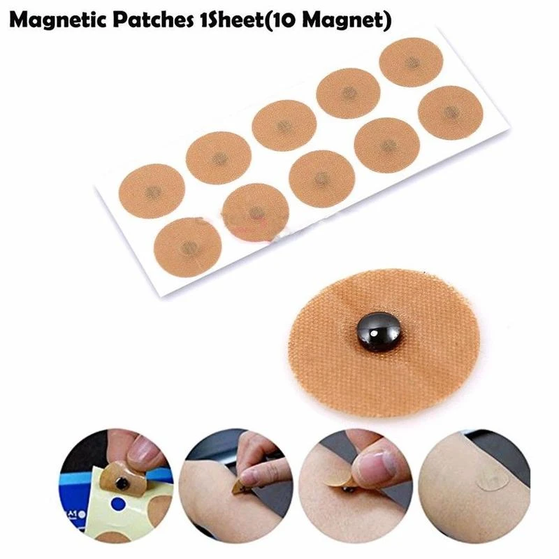 10pcs Magnetic Moxibustion Sticker Magnetic Acupuncture Therpy Plaster ...
