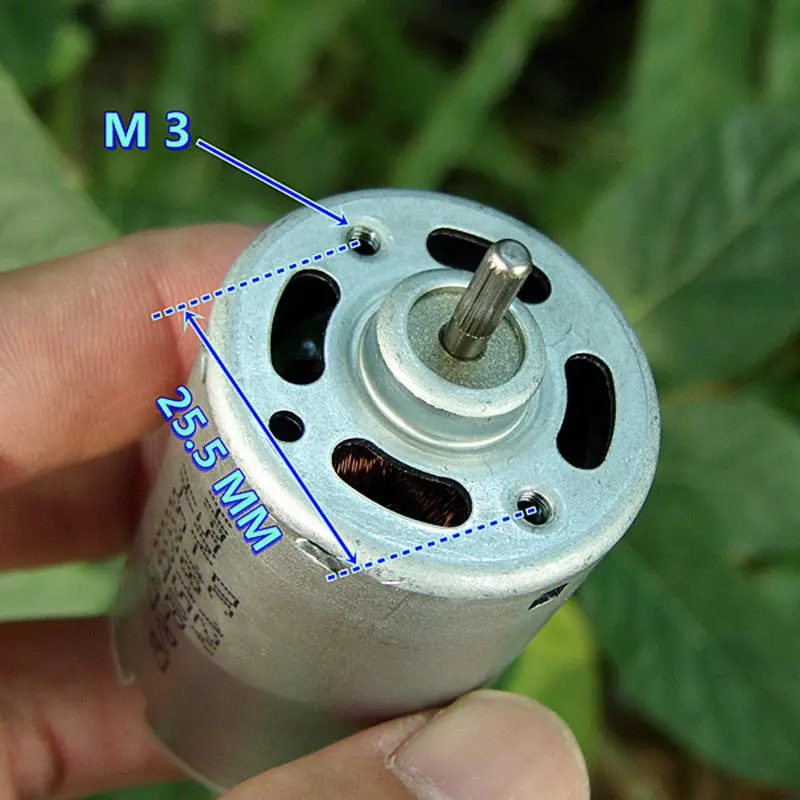 36mm RS-545 Electric Motor DC12V~30V 18V 24V 5000RPM Large Torque Low ...