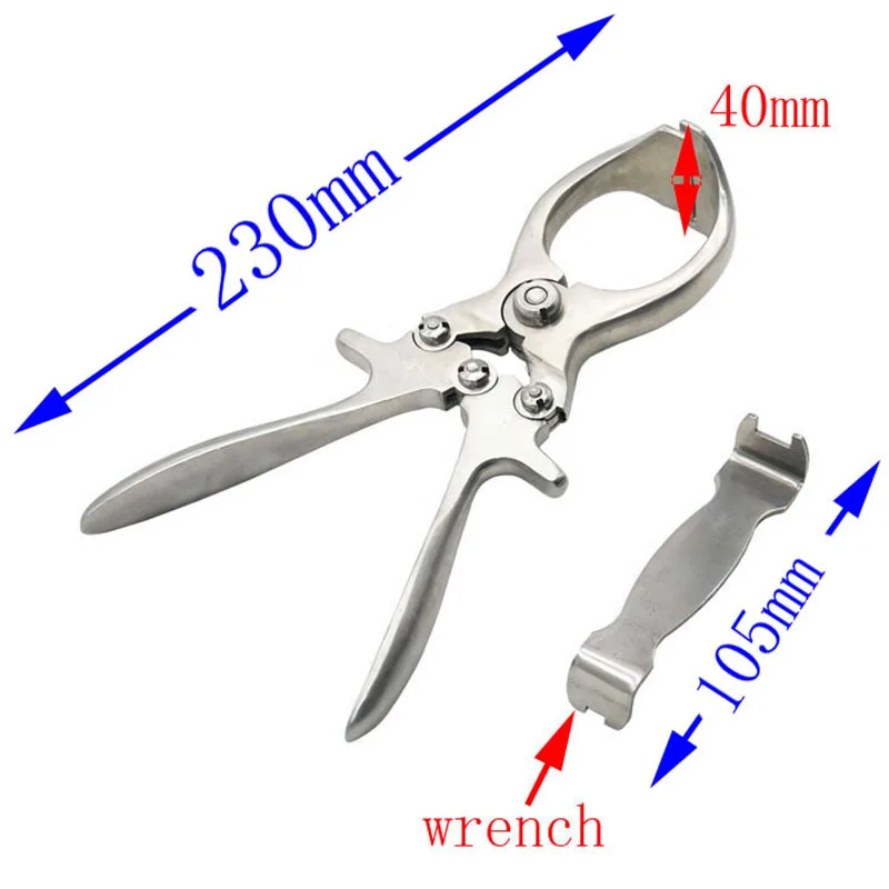 2 Pcs Livestock Tools Stainless Steel Without Blood Pig Sheep ...