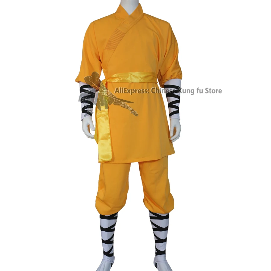 Shaolin Monk Suit Traditional Wushu Kung Fu Competition Uniform Martial ...