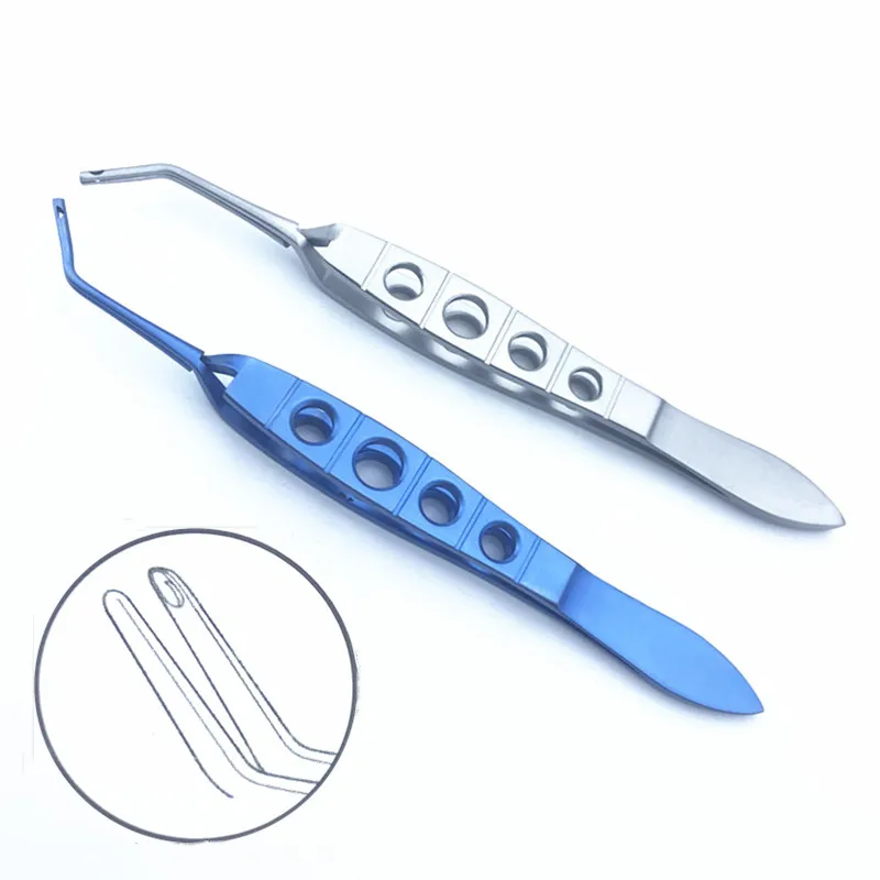 1pcs Ophthalmic Scleral Plug Forceps Titanium / Stainless Steel ...