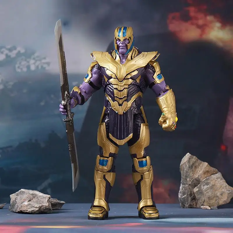 Marvel Anime Avenger 20cm With Knives Combat Hero Action Figure Katana ...