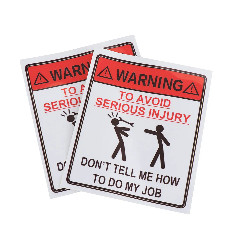 NEW-Funny-Car-Sticker-Don-t-tell-me-how-to-do-my-job-Waterproof ...
