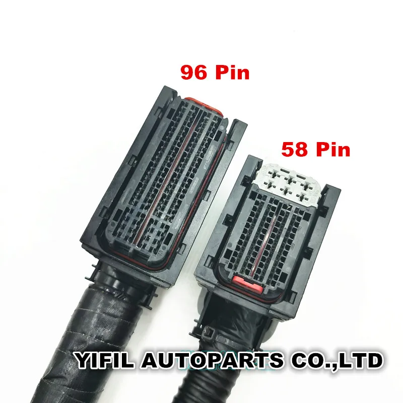 58 Pin Or 96 Pin/way Ecu Connector Auto Pc Board Socket With Full Pin ...