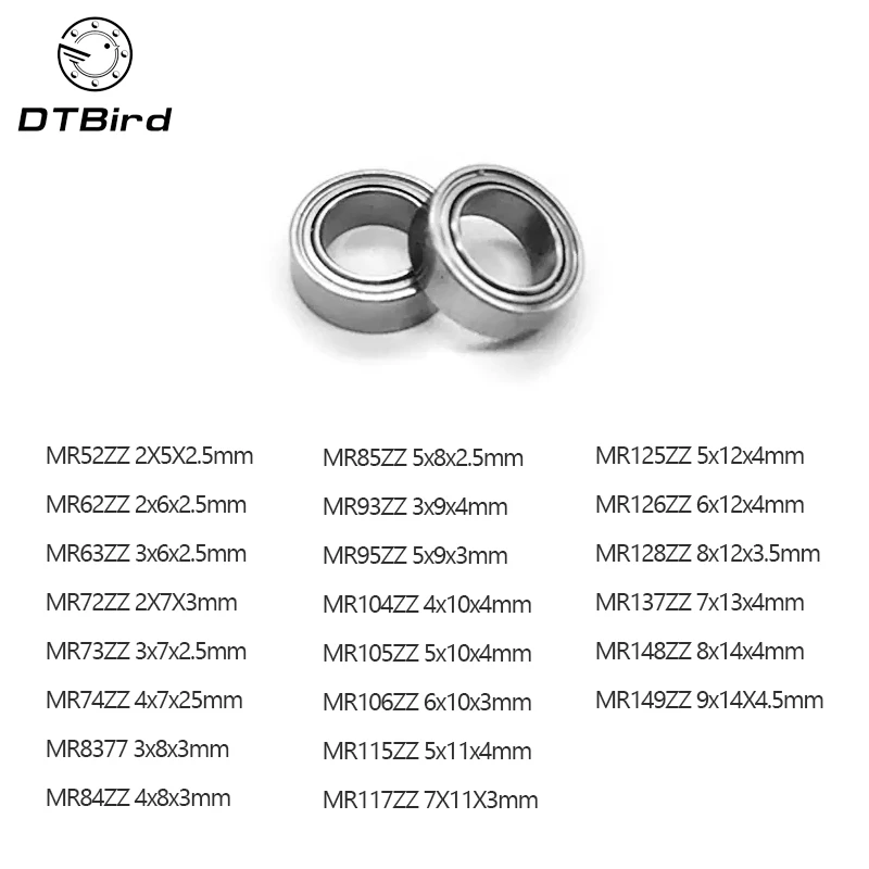 Free Shipping 10pcs/lot High Quality Mr Series Mr52zz Mr63zz Mr85zz ...