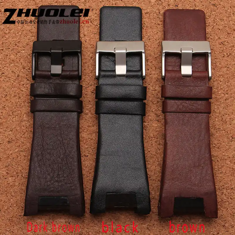 Genuine leather watch strap for diesel DZ1216 DZ1273 DZ4246 DZ4247DZ287 ...