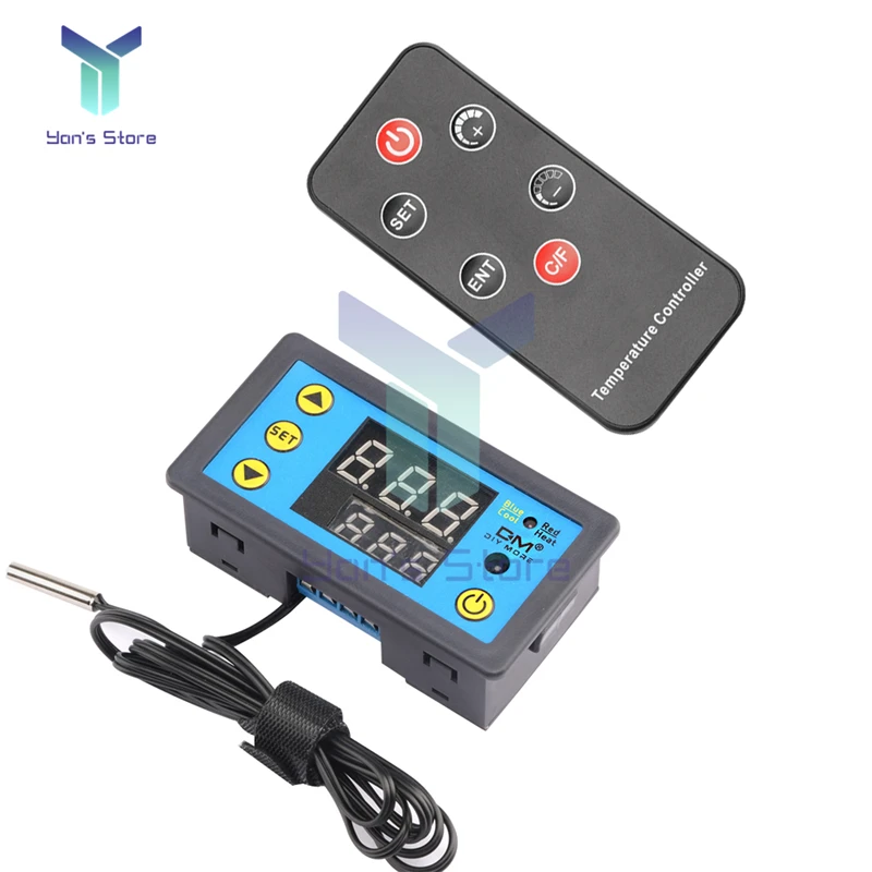 W3231 Temperature Controller DC12V 24V AC110V 220V Digital Thermostat ...