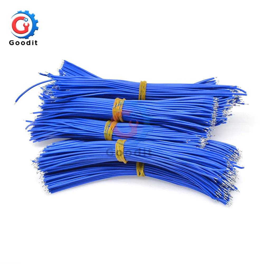 Yellow 15cm 24 AWG -Lot de 100 fils de raccordement pour planche à pain ...