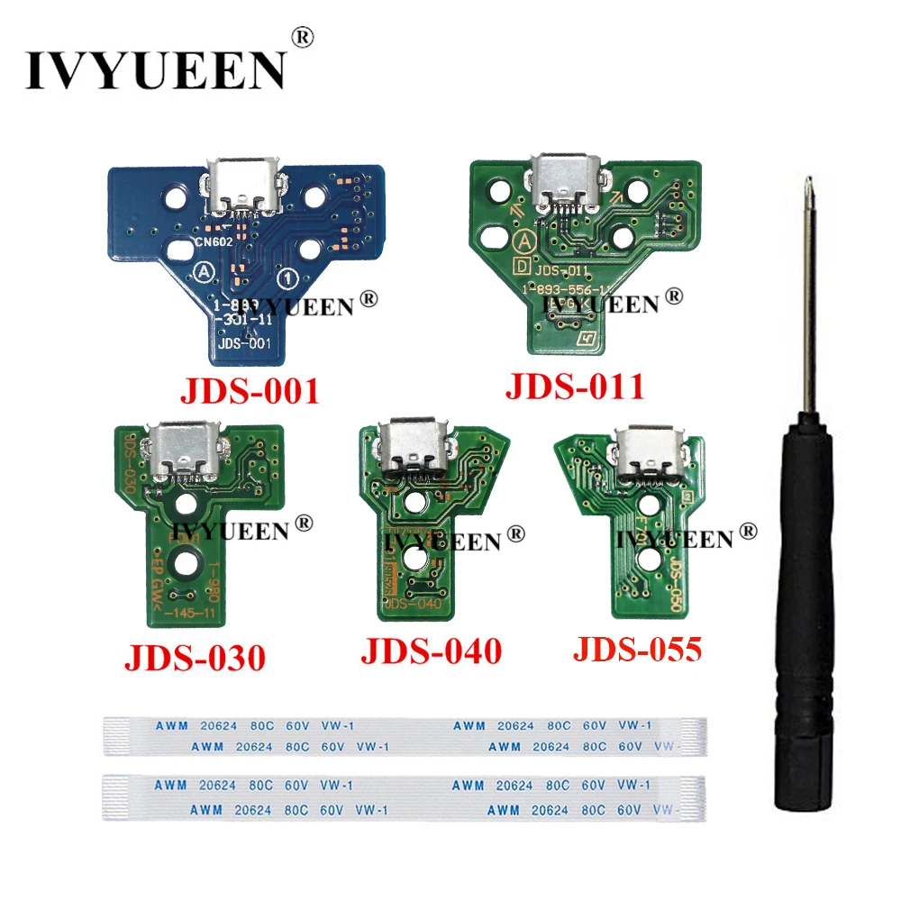 IVYUEEN-for-Playstation-4-PS4-Pro-Slim-Controller-Charging-Socket-Port ...