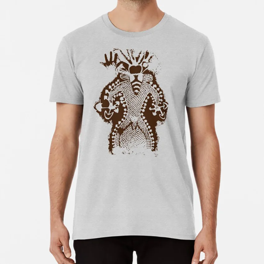 Prehistoric-Bee-Man-Mushroom-God-T-Shirt-Bee-Man-Terence-Mckenna ...