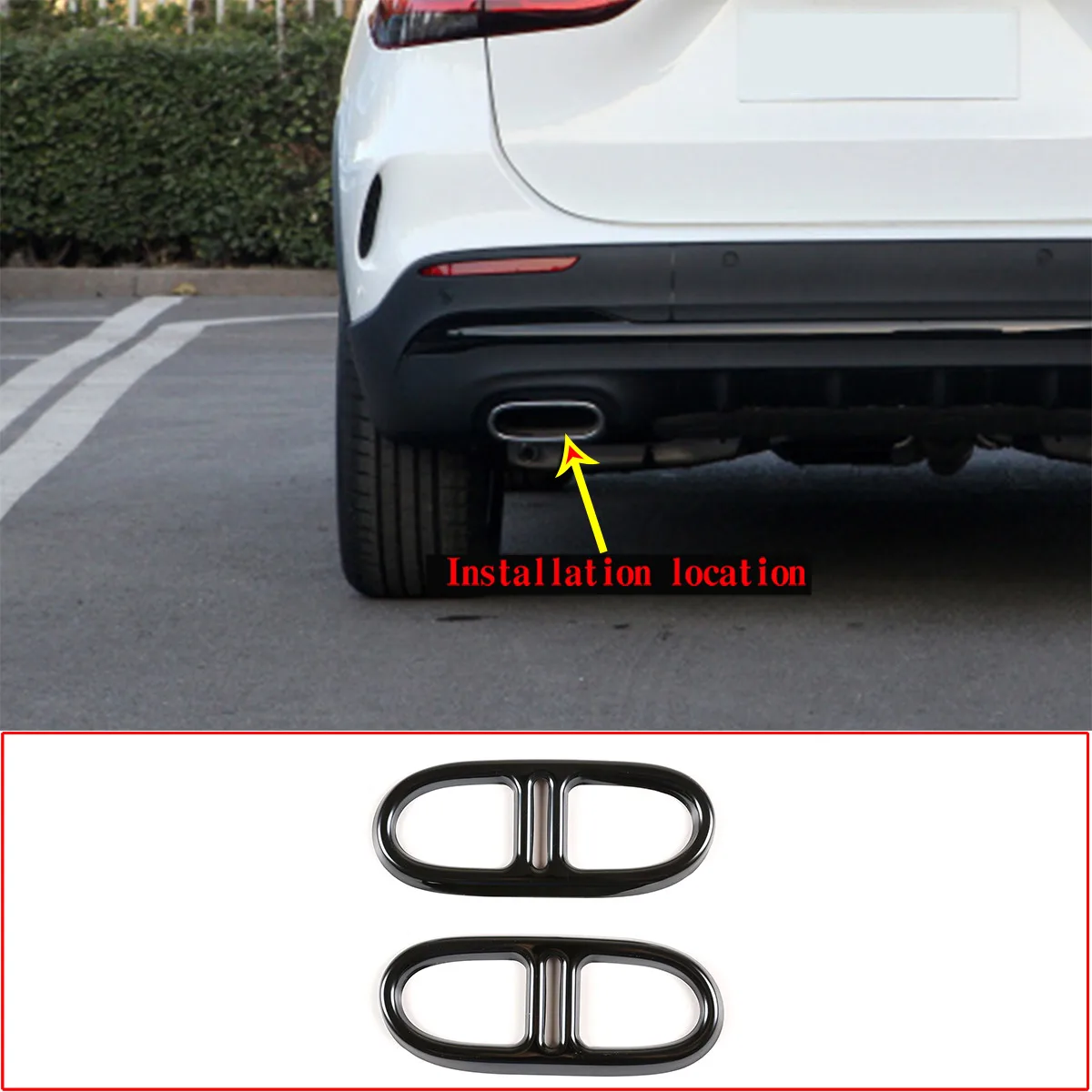 For Mercedes Benz GLA Class H247 2020-2021 Stainless steel Automobiles ...