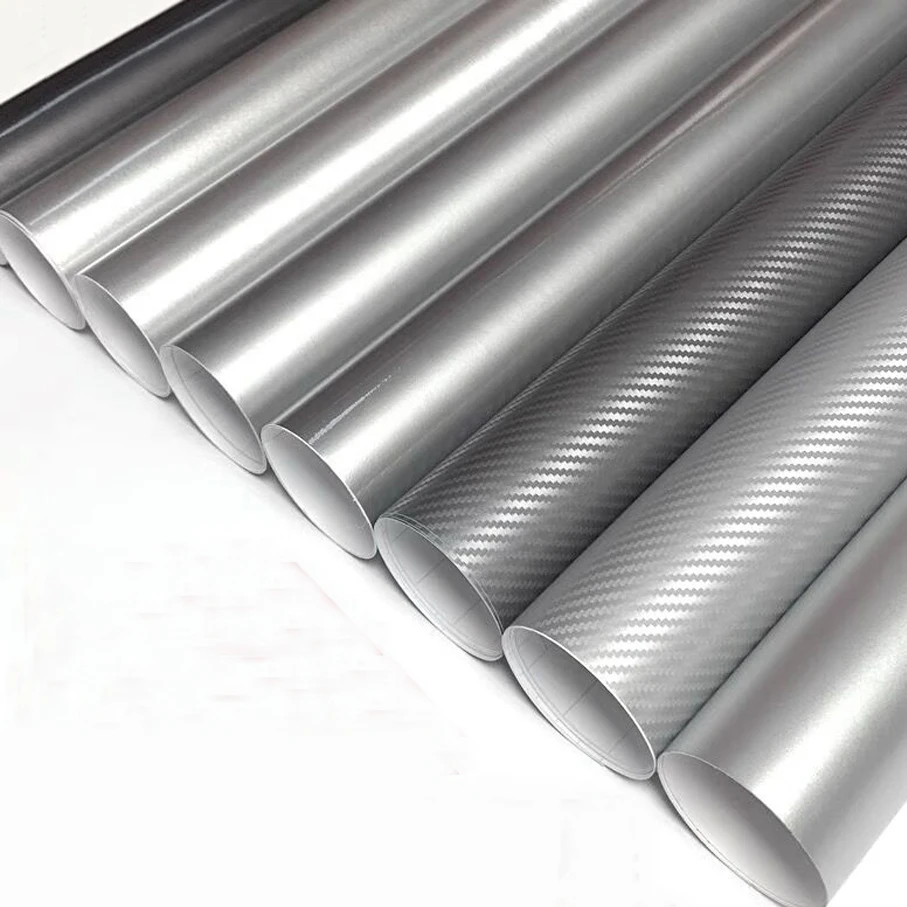 Vinilo-de-aluminio-cepillado-plateado-met-lico-para-coche-pel-cula-de ...