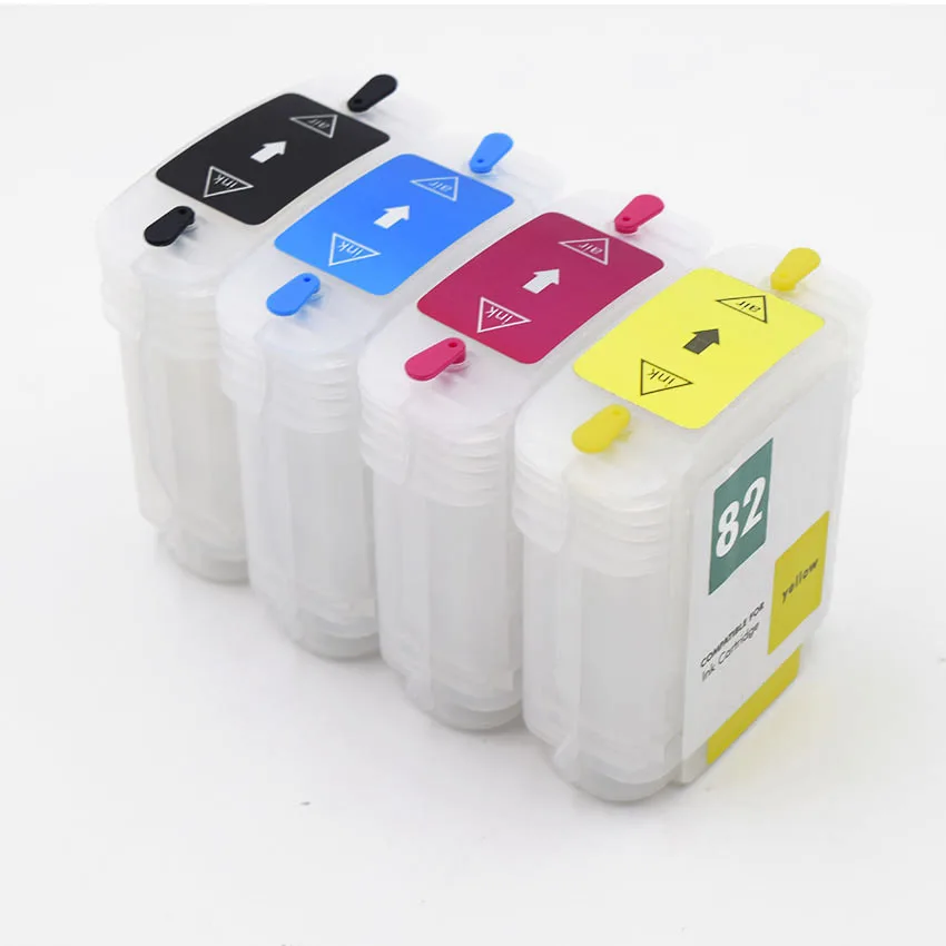 10 82 Isi Ulang Ink Cartridge dengan Arc Chip untuk HP Designjet 500 ...