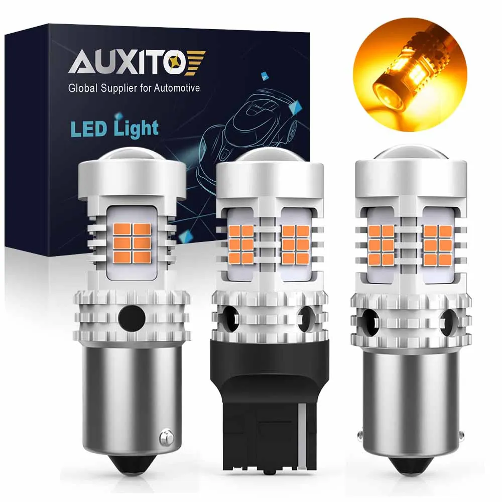 2PCS 1156 P21W P21/5W BA15S PY21W BAU15S LED Bulbs Canbus T20 7440 W21W ...