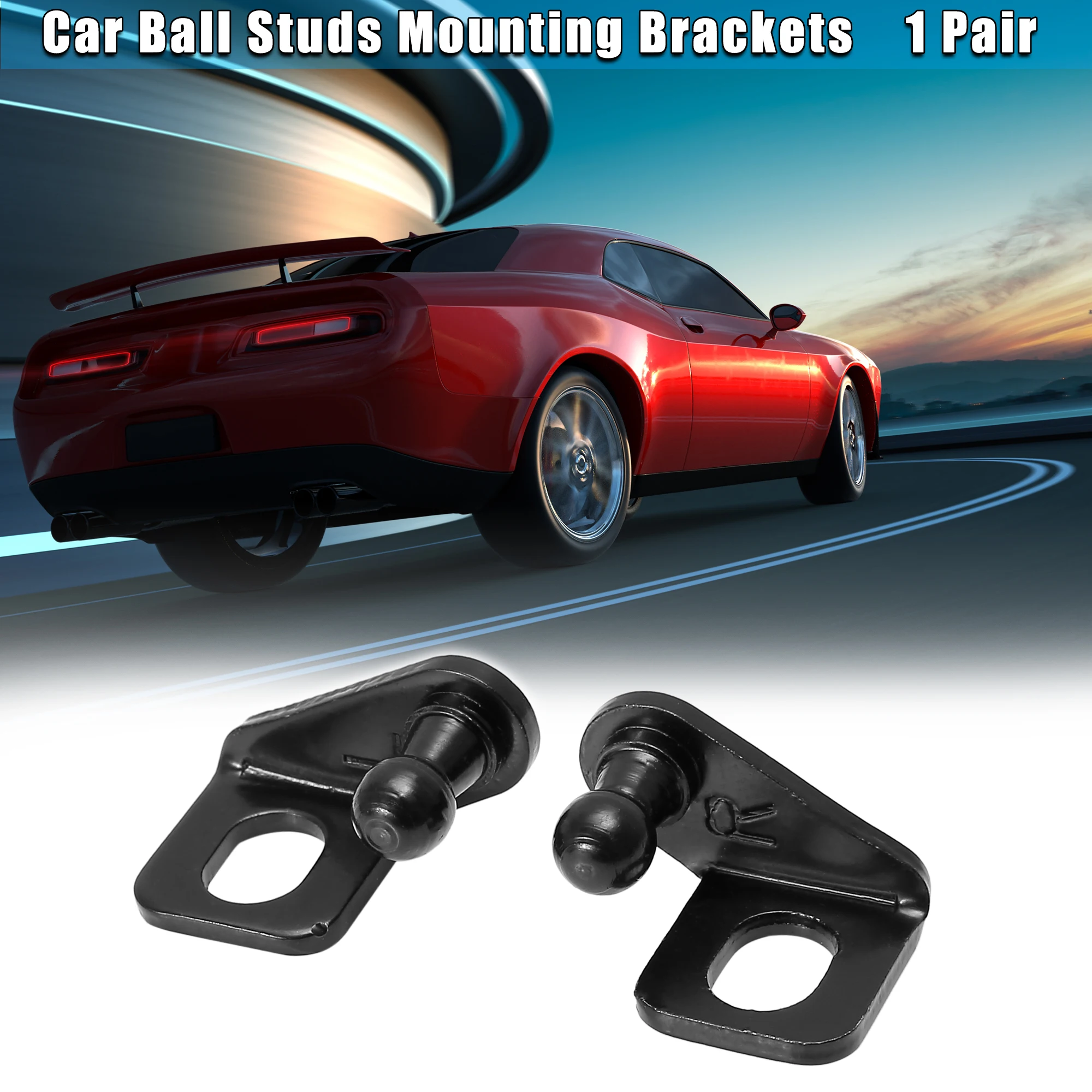 X Autohaux 1 Pair 10mm Car Ball Studs Gas Shock Struts Mounting ...