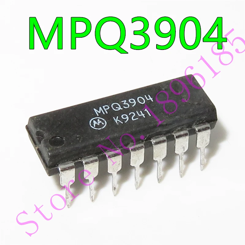 1pcs Mpq3904 Dip14 Silicon Npn Quad Transistor - Performance Chips ...
