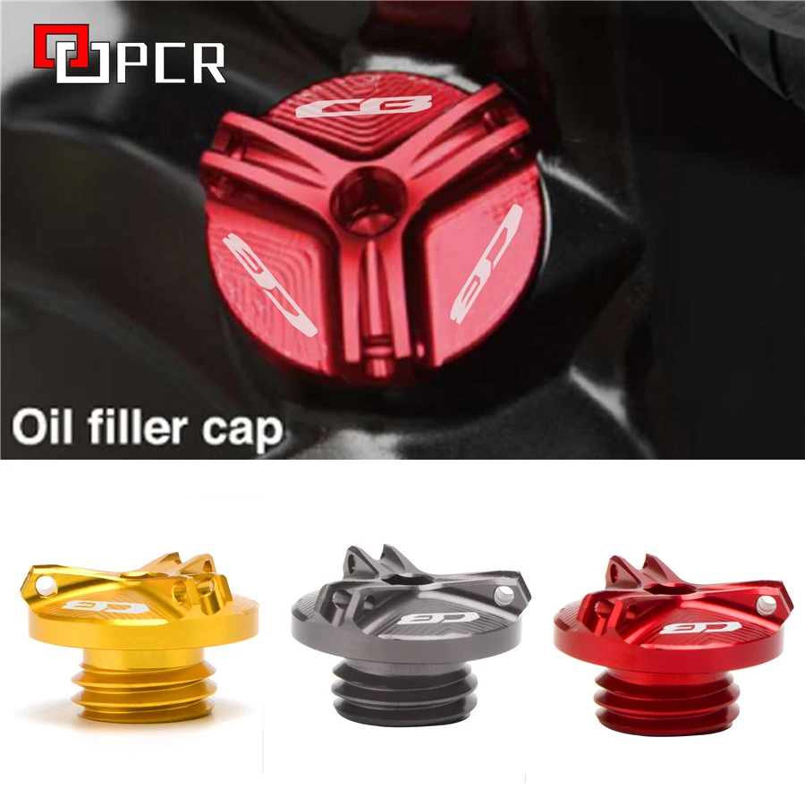Oil Filler Cap Plug Cover For Honda Cb650r Cb400 Cb500x Cb500f Cb300r ...